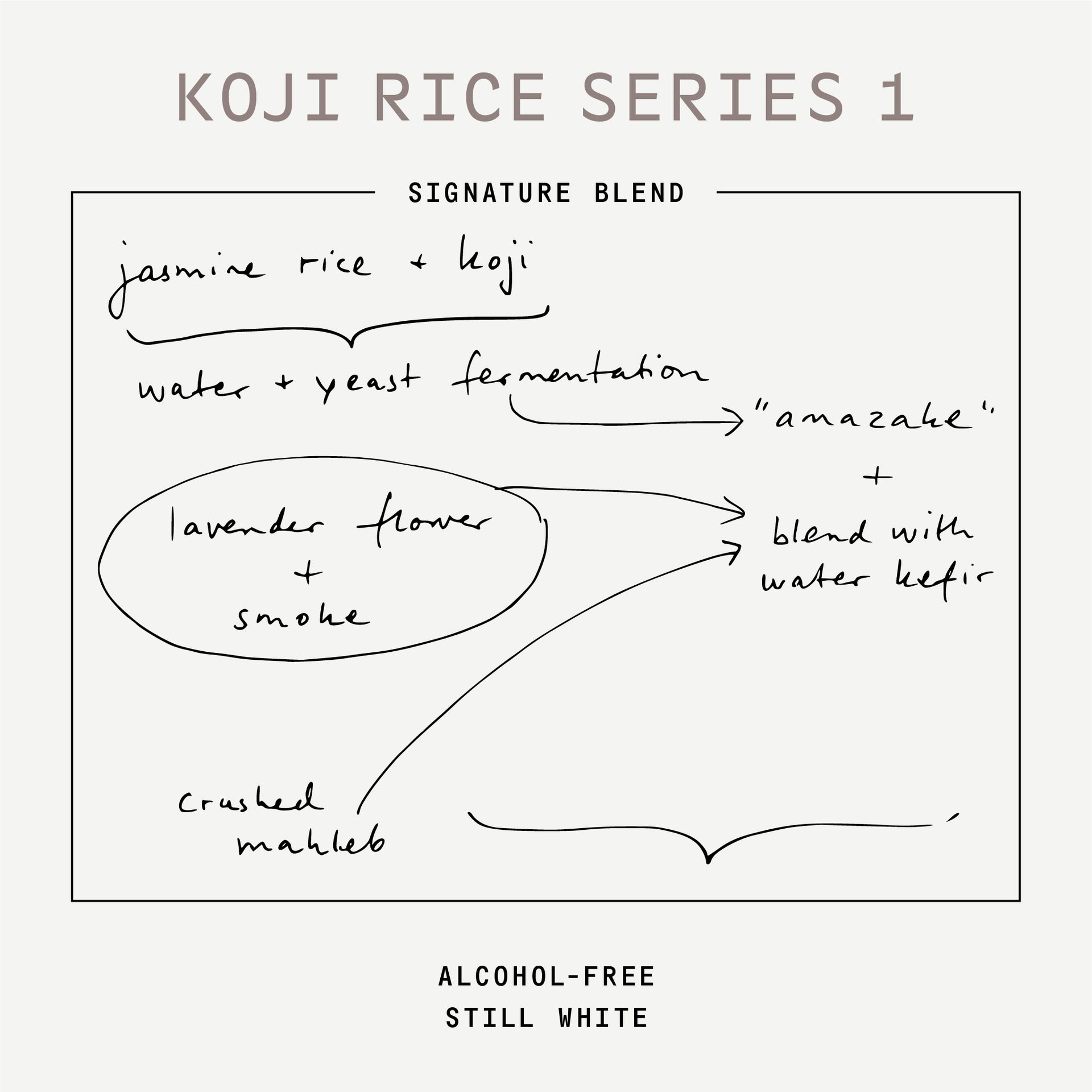 Koji Rice Series 1 | Silky & Herbaceous Non-Alcoholic Blend – MURI